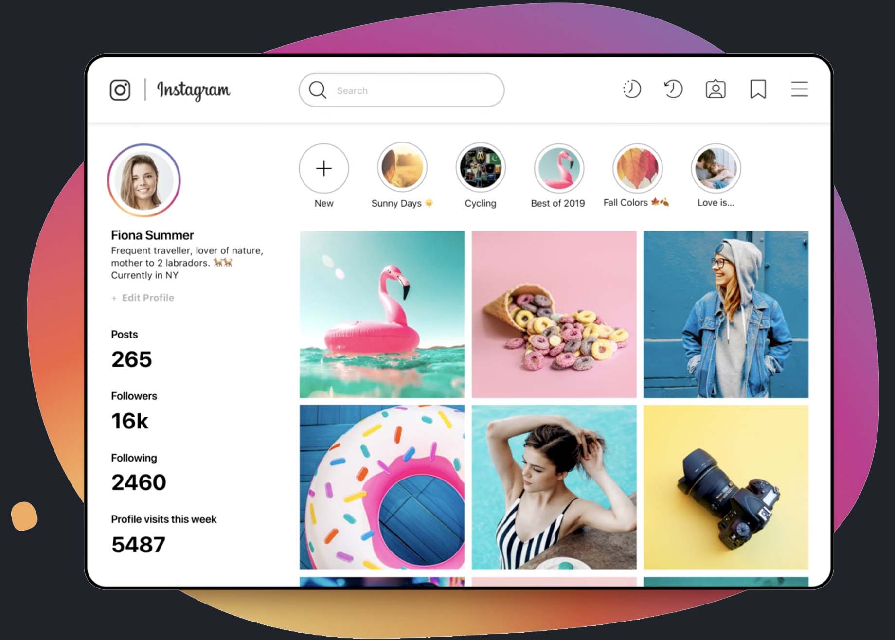 InsTracker: Track a User's hidden Instagram activity