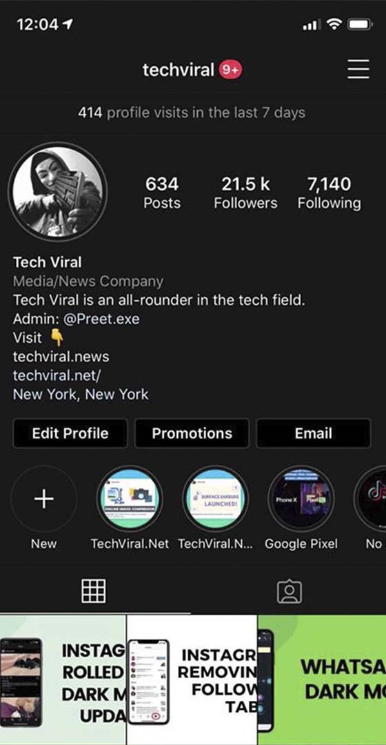 InsTracker: Track a User's hidden Instagram activity